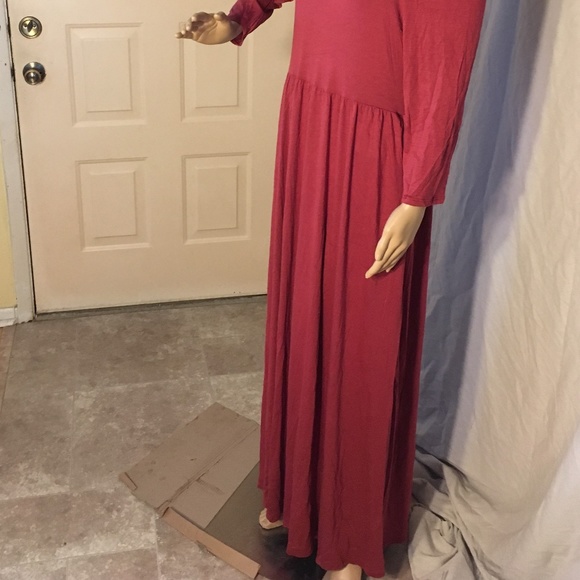 Isaac Liev | Dresses | Nib Isaac Liev Cold Shoulder Dress Dark Red Xl ...